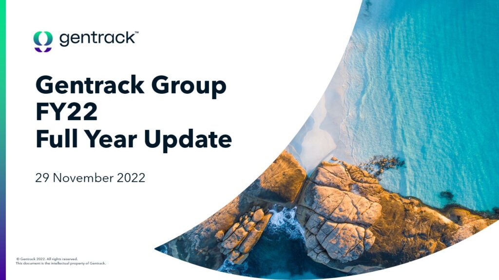 Gentrack | Annual Results for the Year Ended 30 September 2022